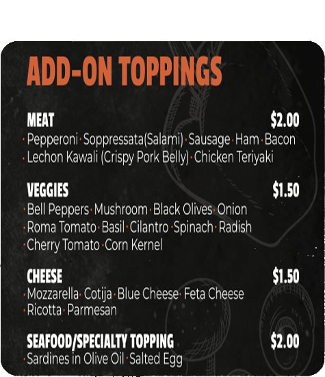 Menu – Titos Bistro